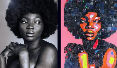 How an African artist turns electronic waste to works of art
