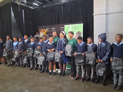 Ibala turns PVC waste into school bags in Soweto Youth Month handover