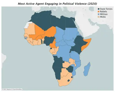 Africa: The only continent where political violence increased in 2020