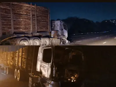 Protestors set trucks alight on Durban highway