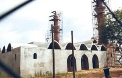 The mosque next door