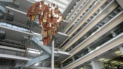 Cubist symphony in a citadel of corporatism